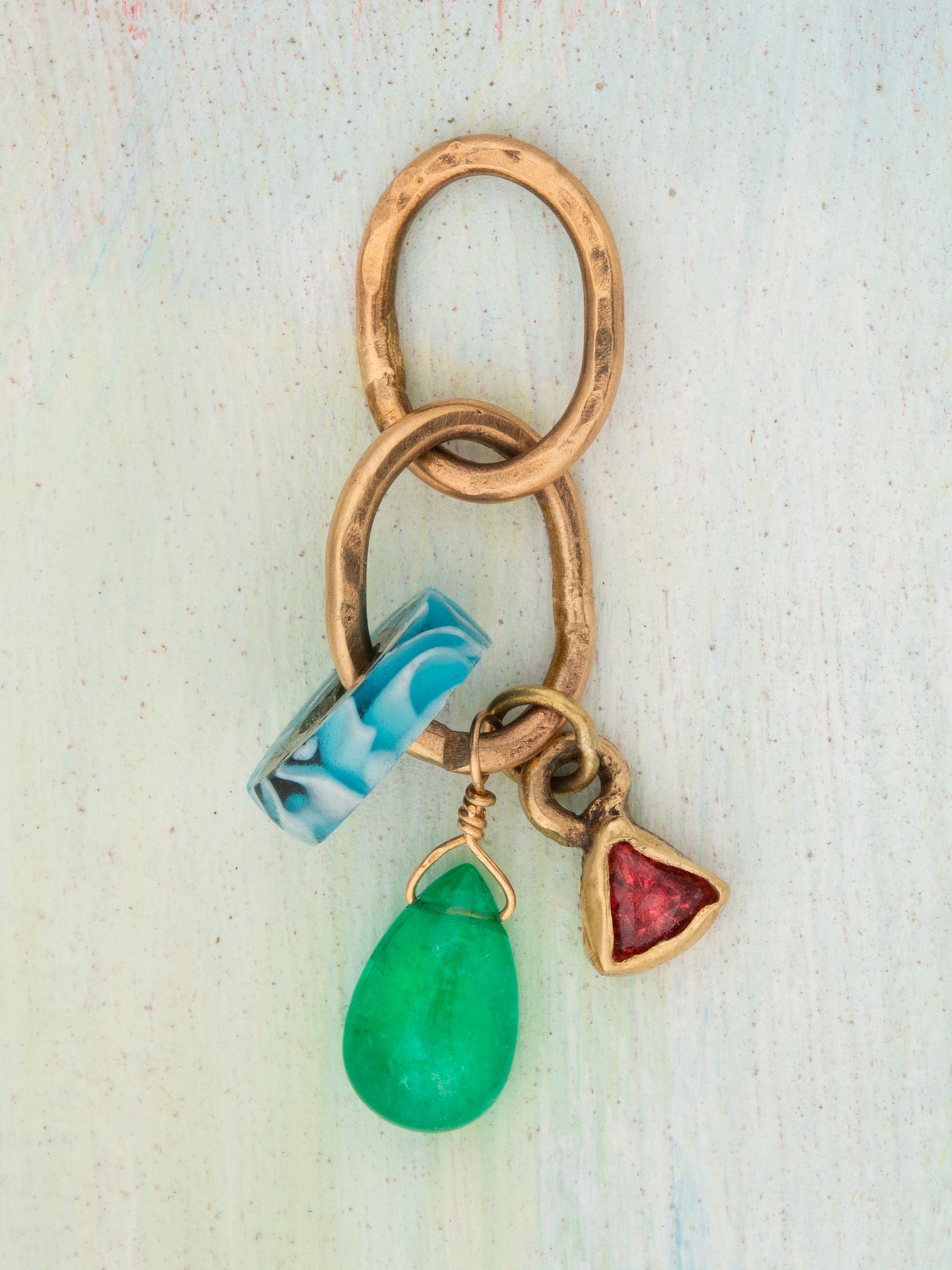 Trade Bead and Gem Charm